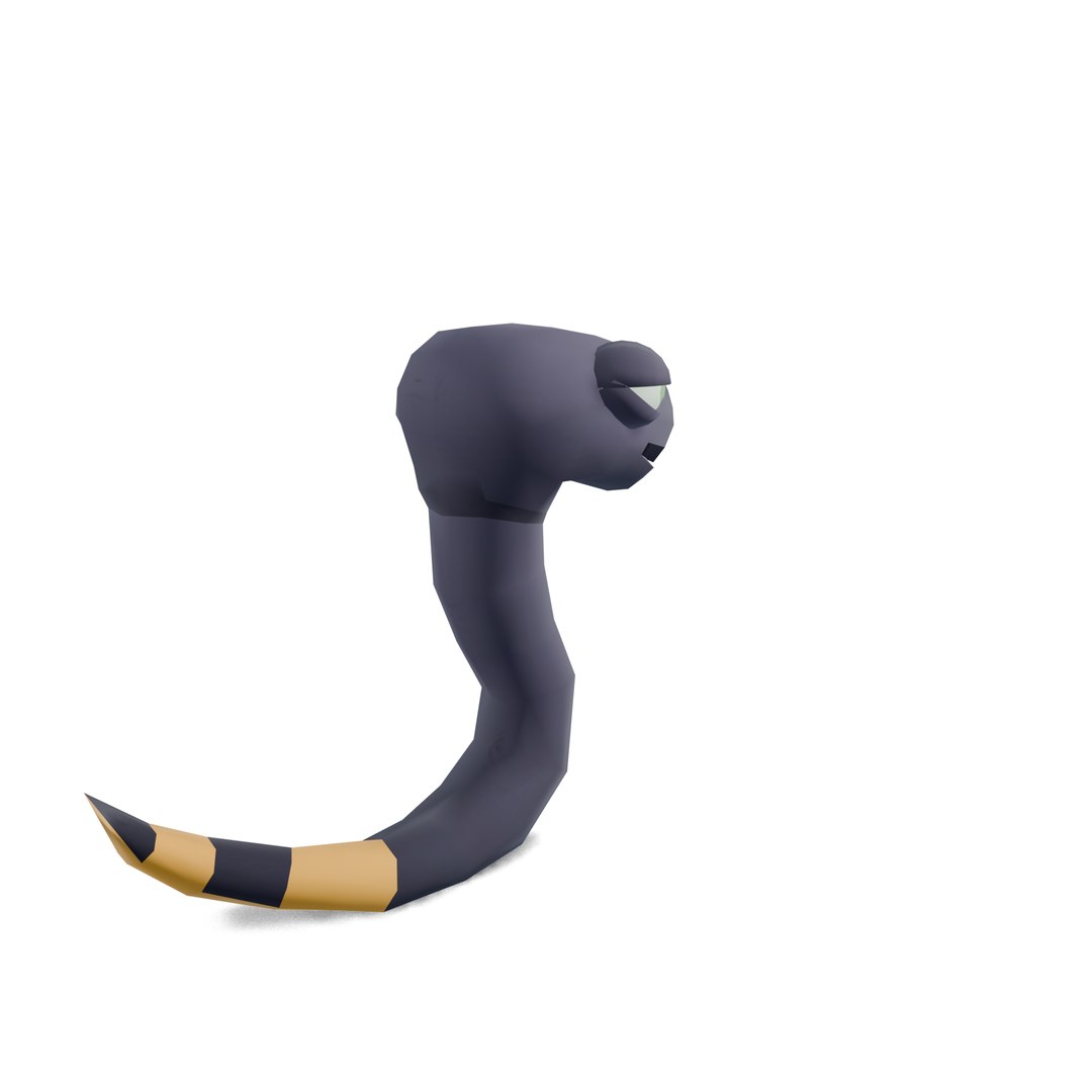 3D Model Cartoon Stylized Snake - TurboSquid 2416876