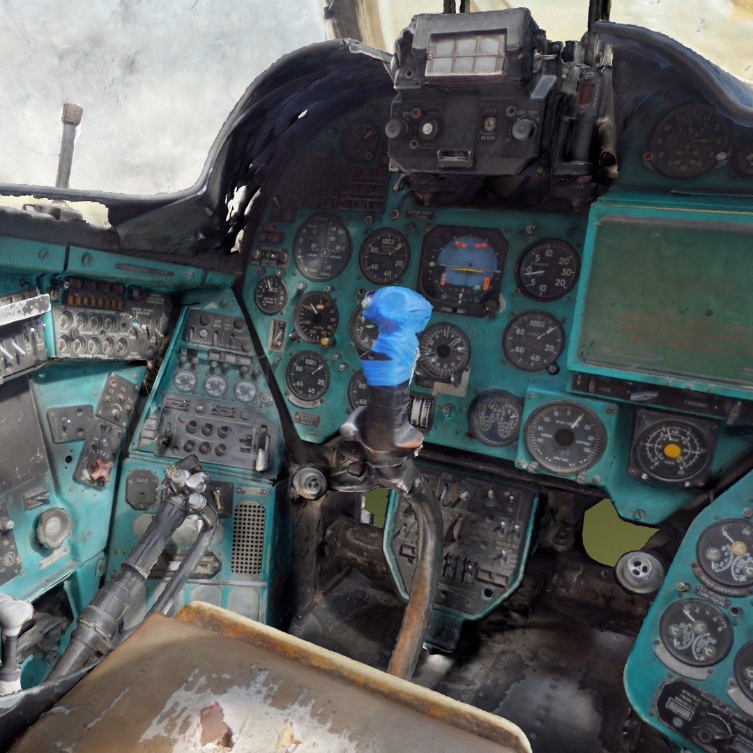 3D Mi-24 Pilot Cockpit Photogrammetry Scan Model - TurboSquid 2179453