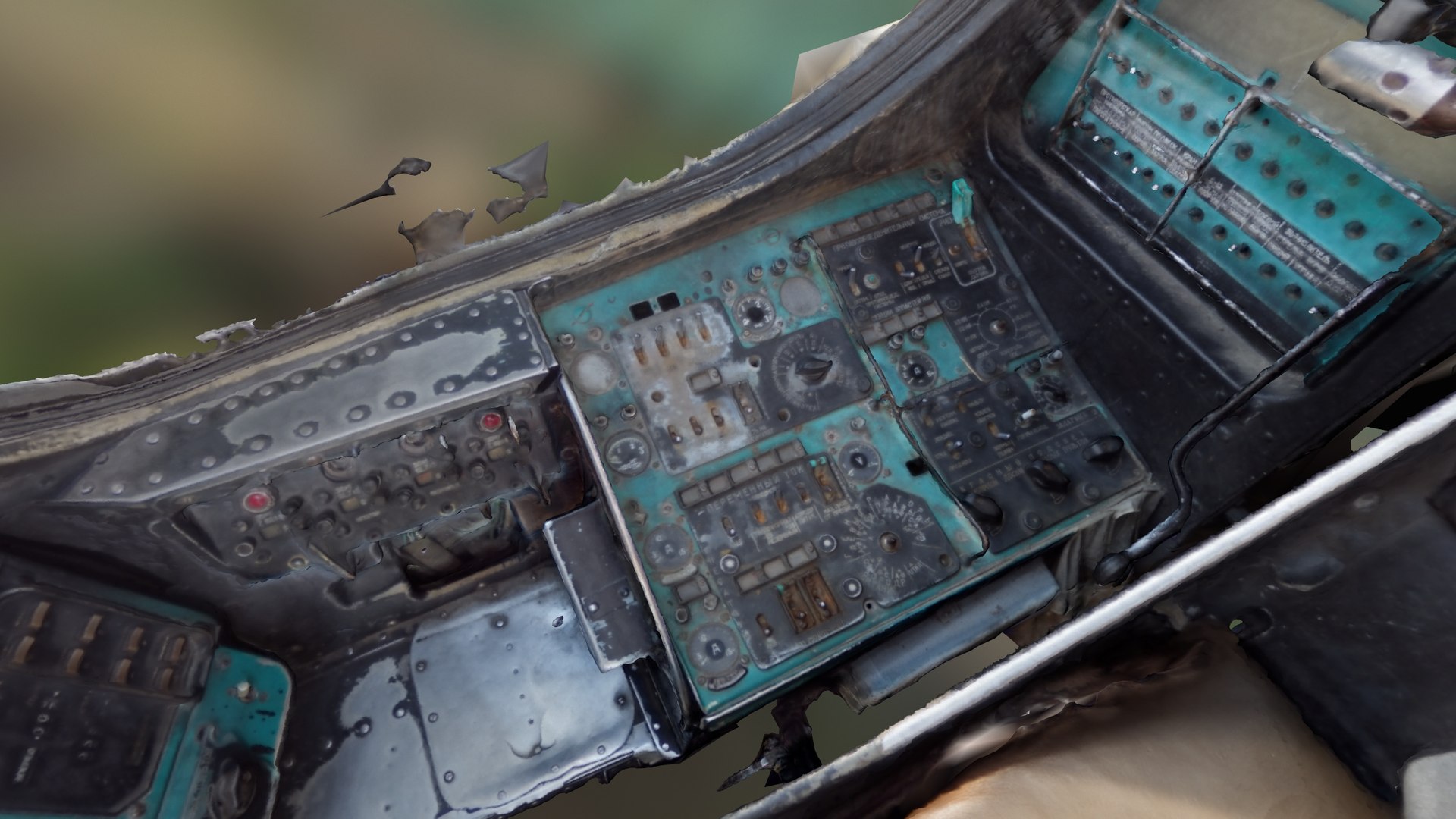 3D Mi-24 Pilot Cockpit Photogrammetry Scan Model - TurboSquid 2179453