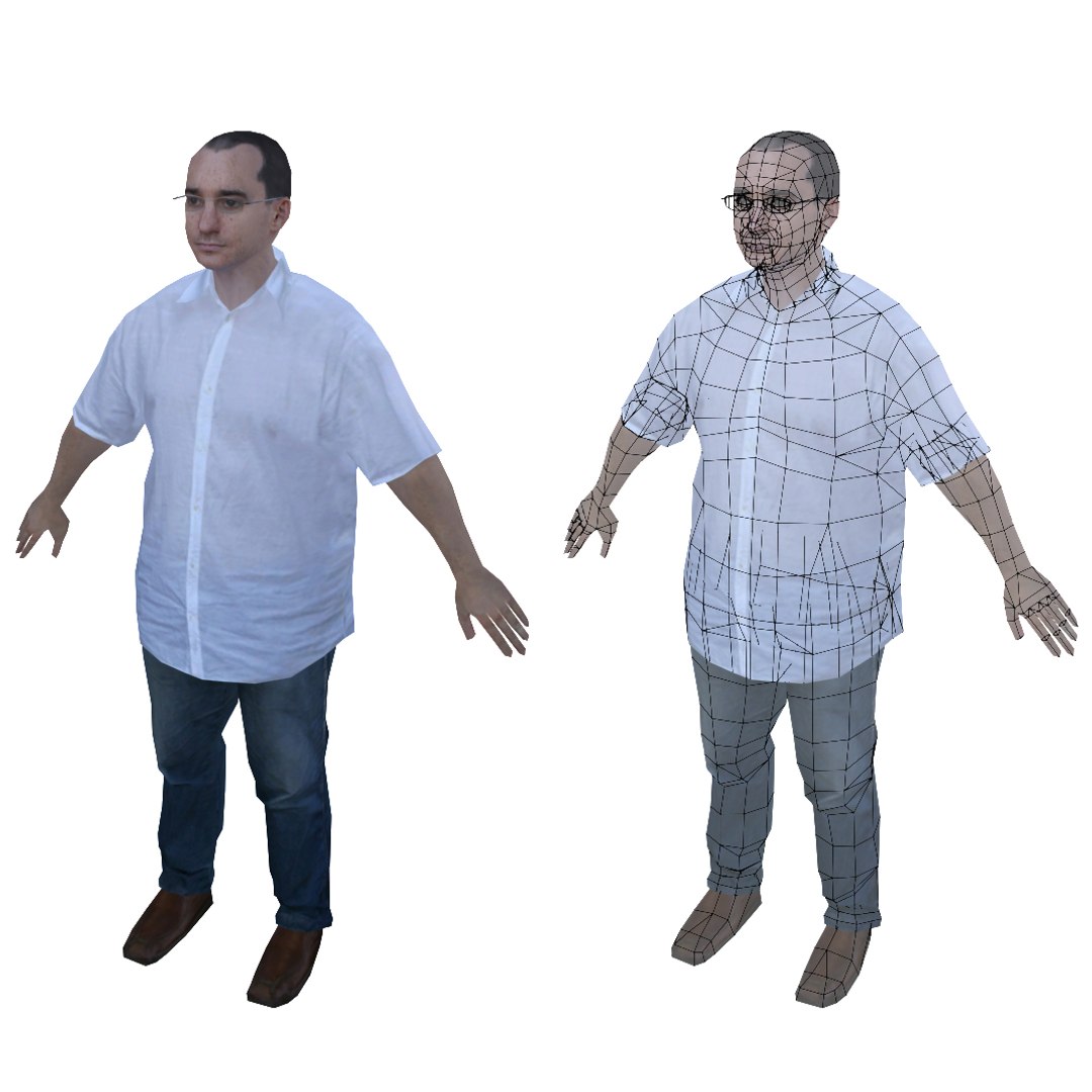 Human Character 3d Model
