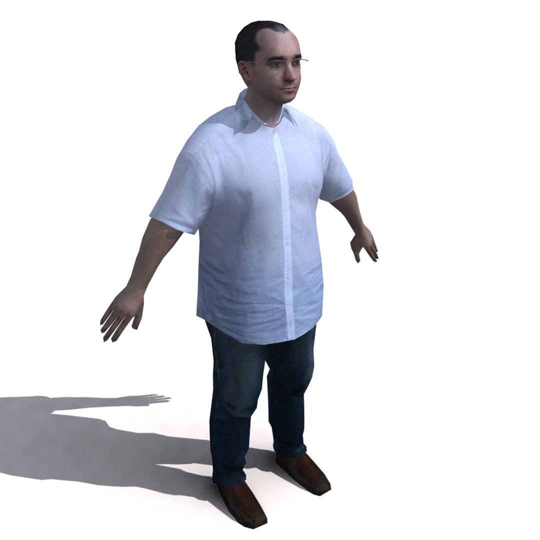 Human Character 3d Model