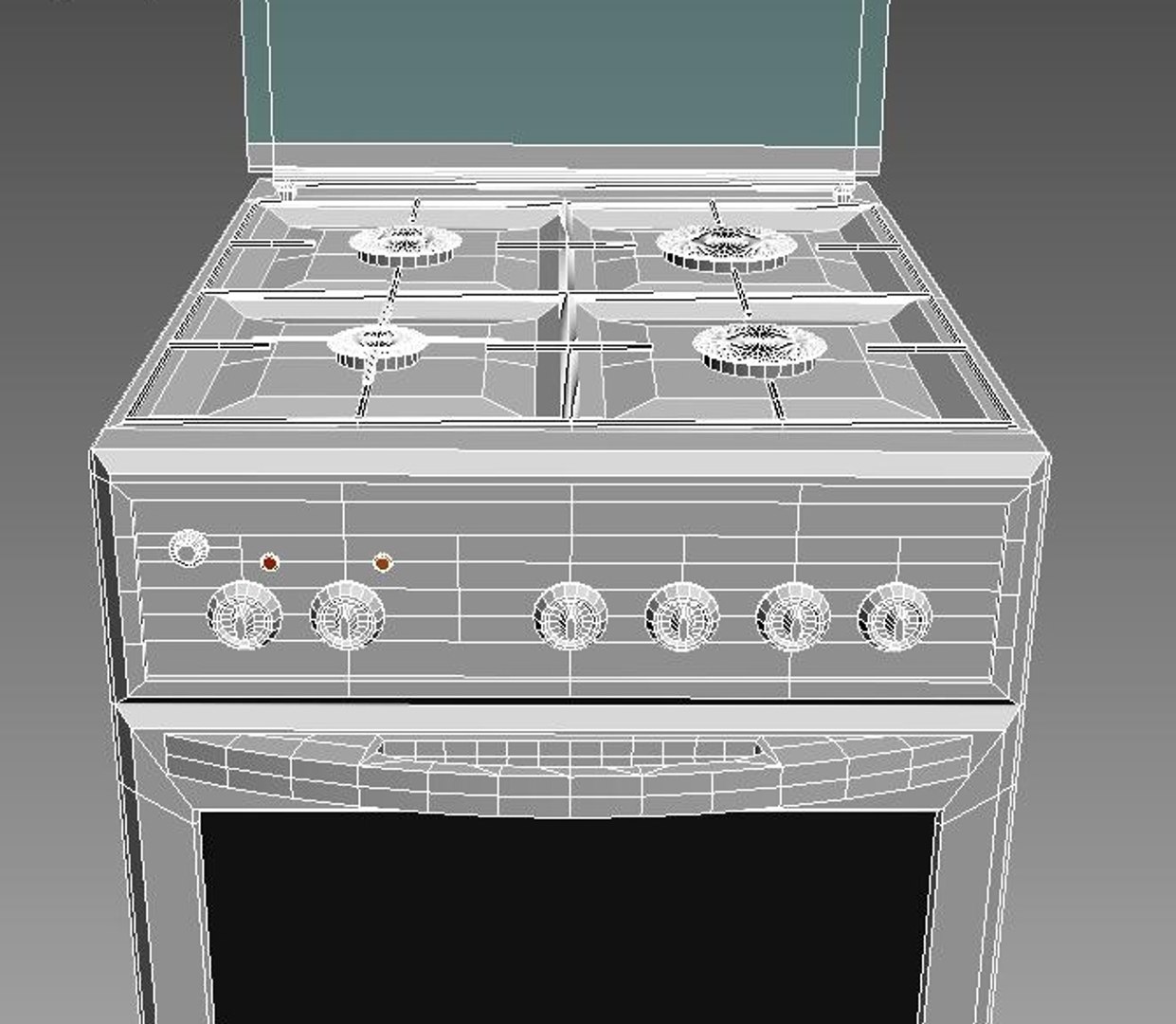 3d combined gas cooker