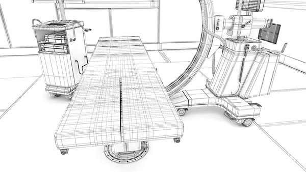 modelo 3d Fluoroscopy Room - TurboSquid 2073631