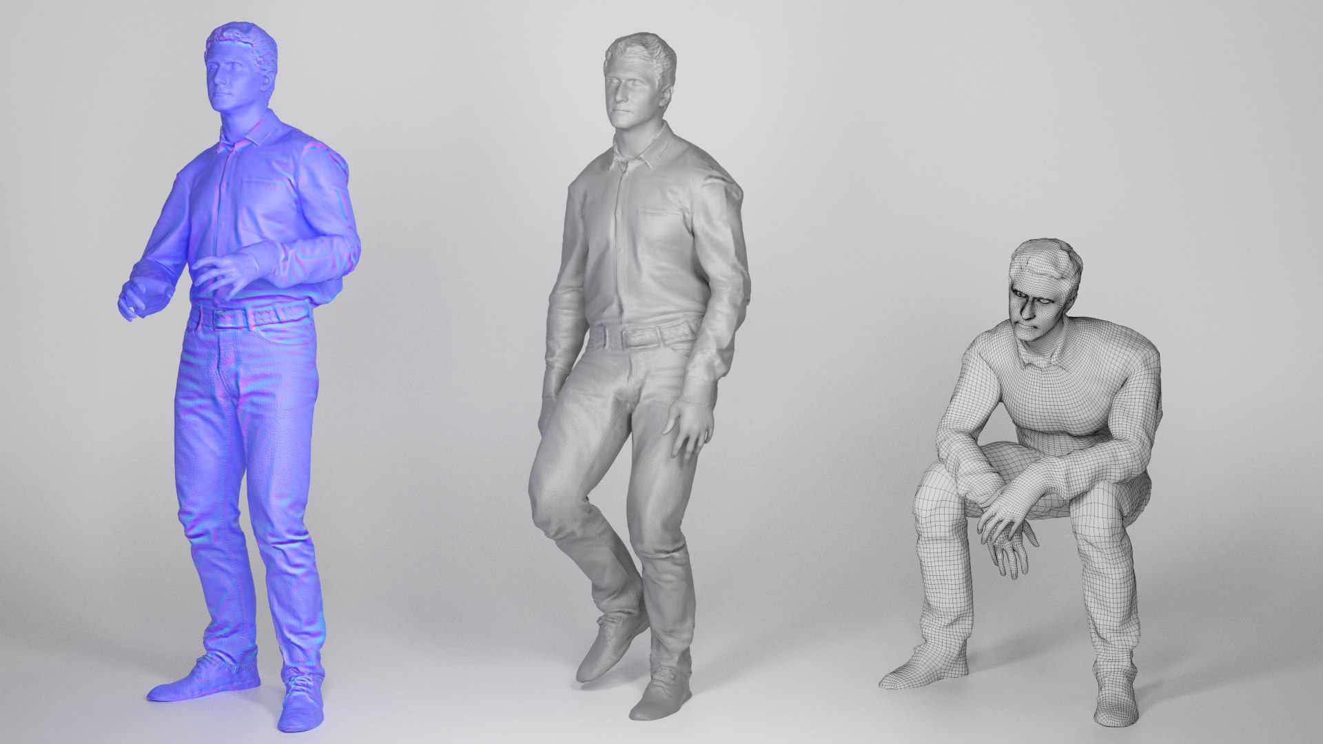 3D Human Man Rigged Character - TurboSquid 1528016