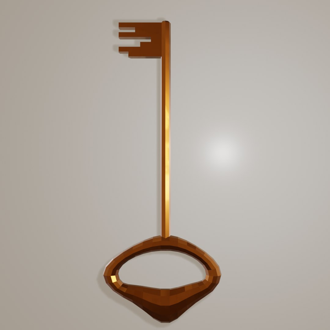 Key Gold 3D Model - TurboSquid 1616715
