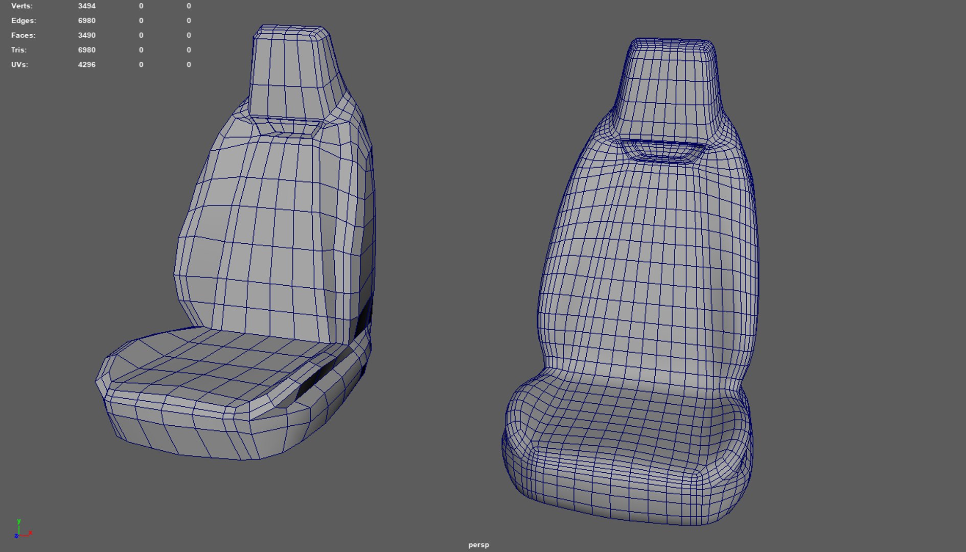 3D Car Seat 017 Model - TurboSquid 2025252