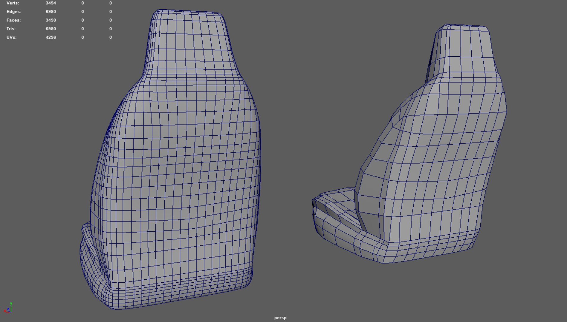 3D Car Seat 017 Model - TurboSquid 2025252