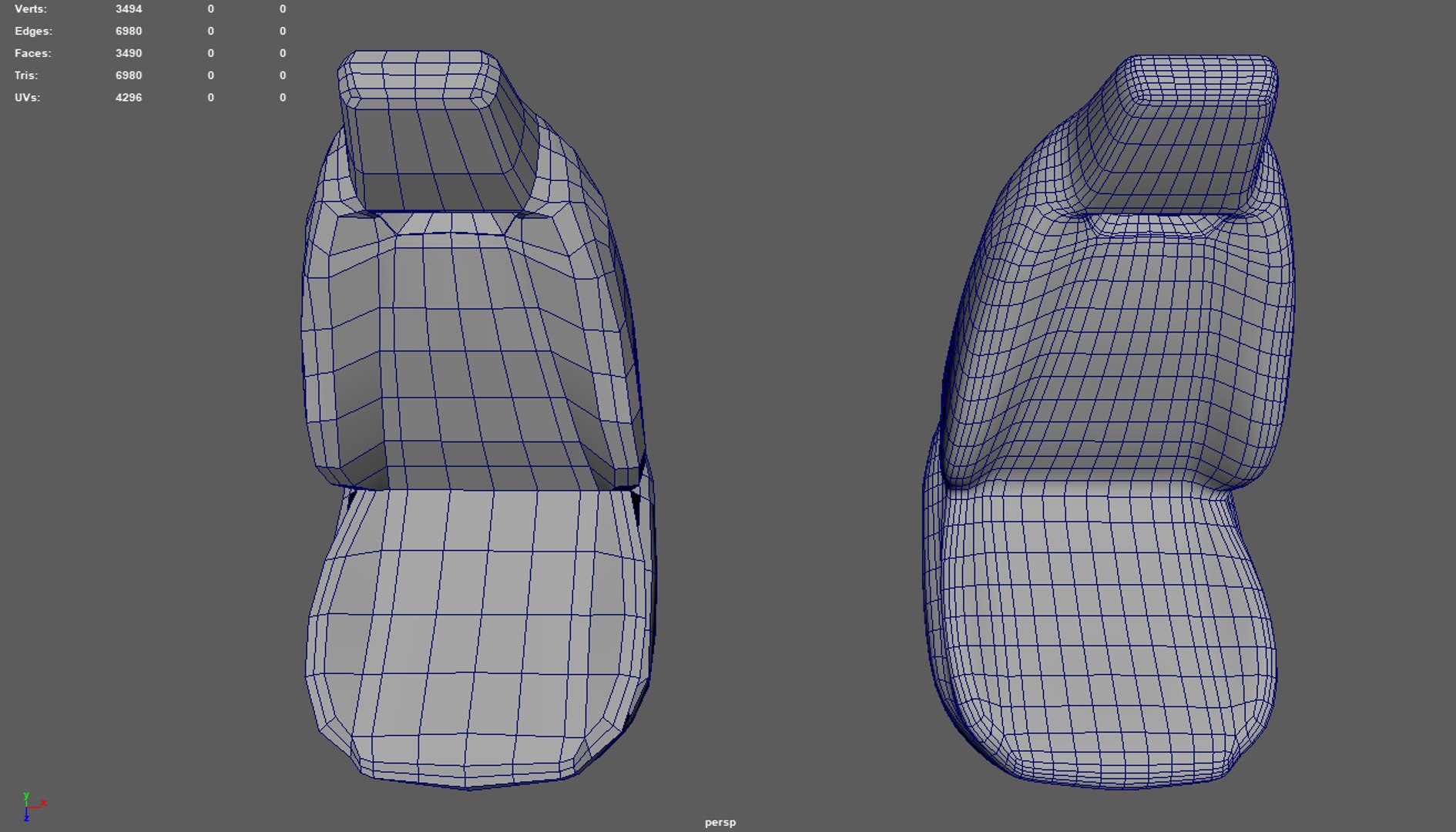 3D Car Seat 017 Model - TurboSquid 2025252