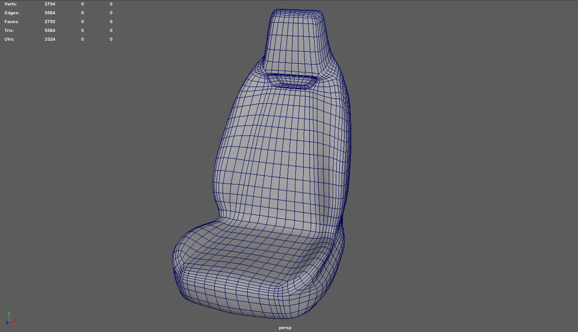 3D Car Seat 017 Model - TurboSquid 2025252
