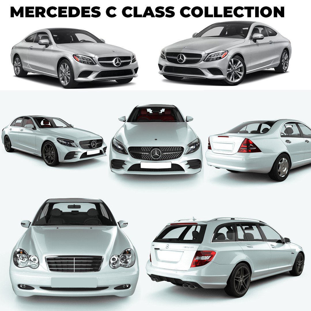 C Class 3D Model - TurboSquid 1690736