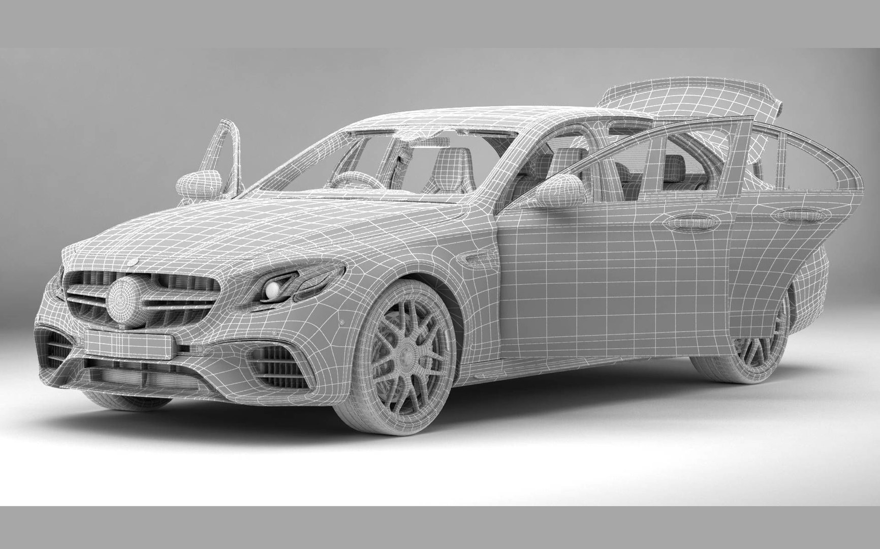 C Class 3D Model - TurboSquid 1690736