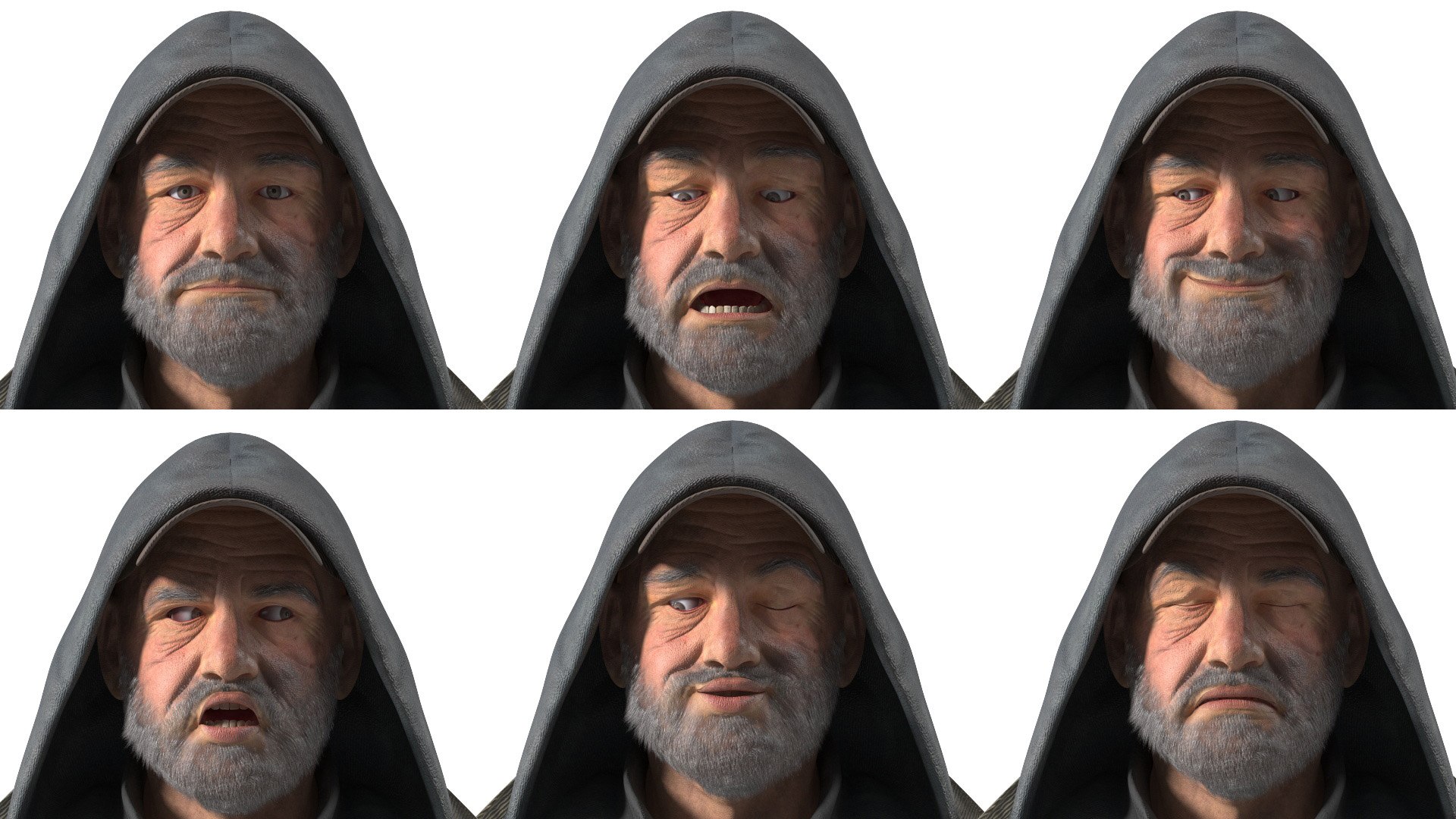3D Model Homeless Old Man Rigged For Maya - TurboSquid 2302651