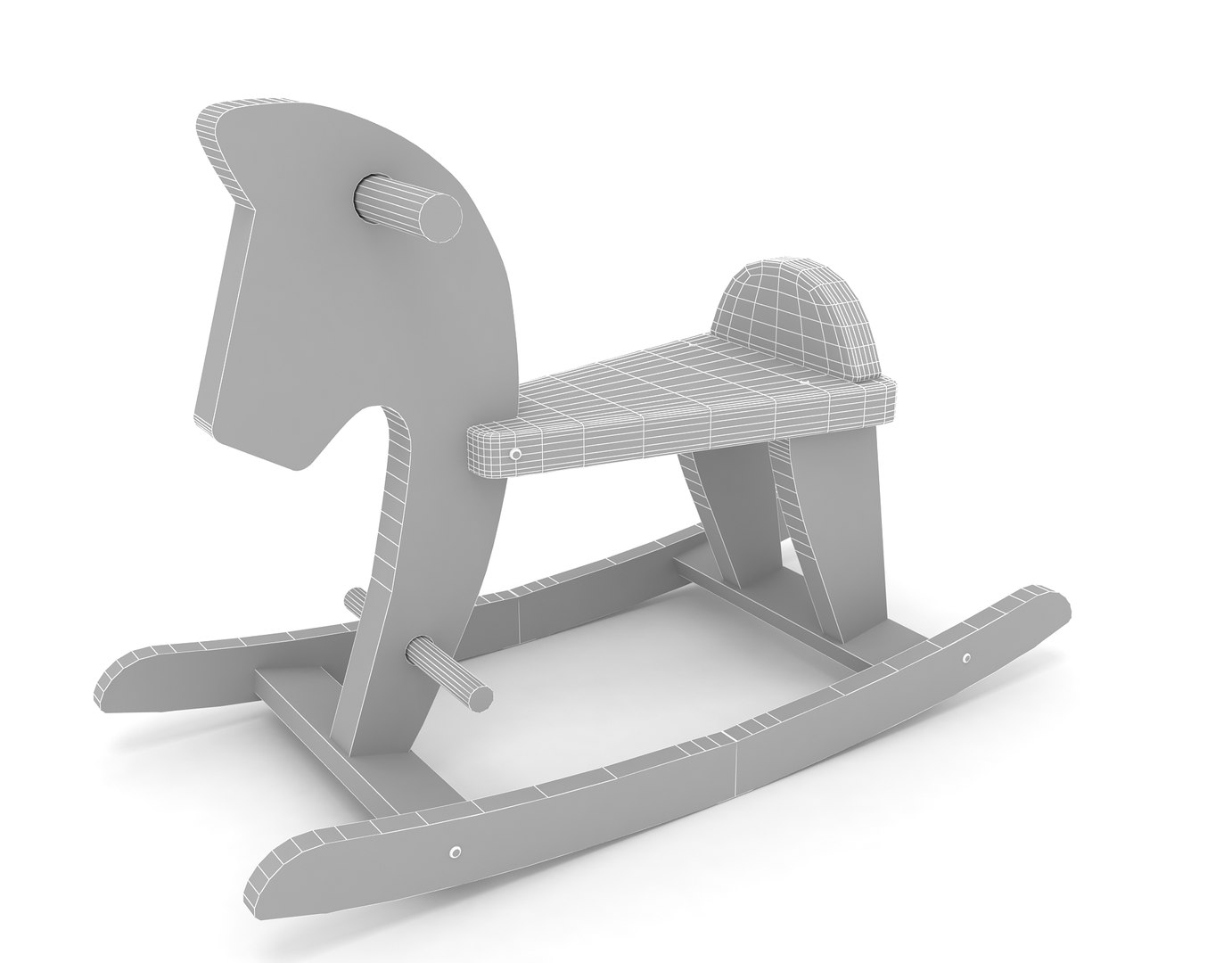 3D Rocking Horse - TurboSquid 1923449