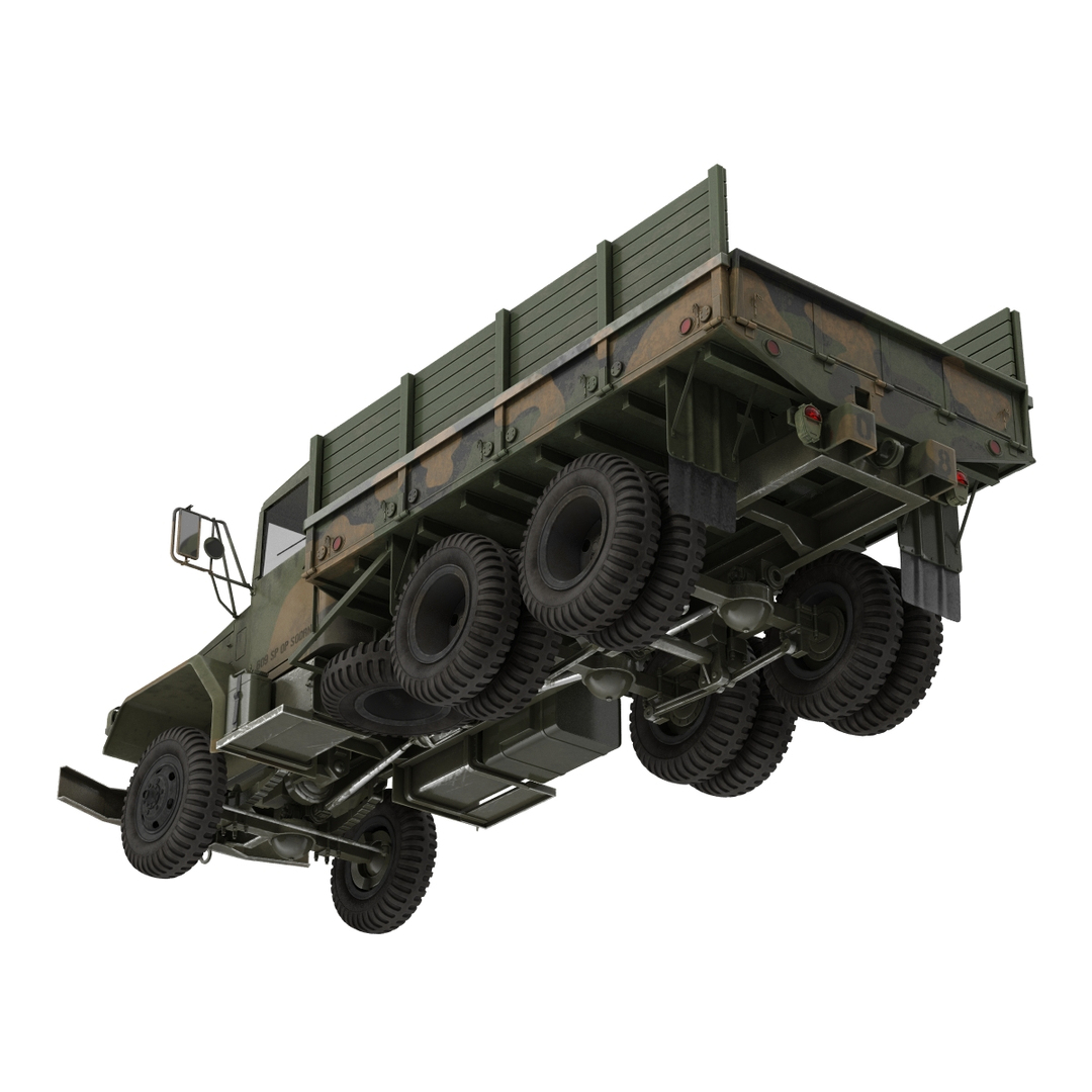 3d military cargo truck m35a2 model