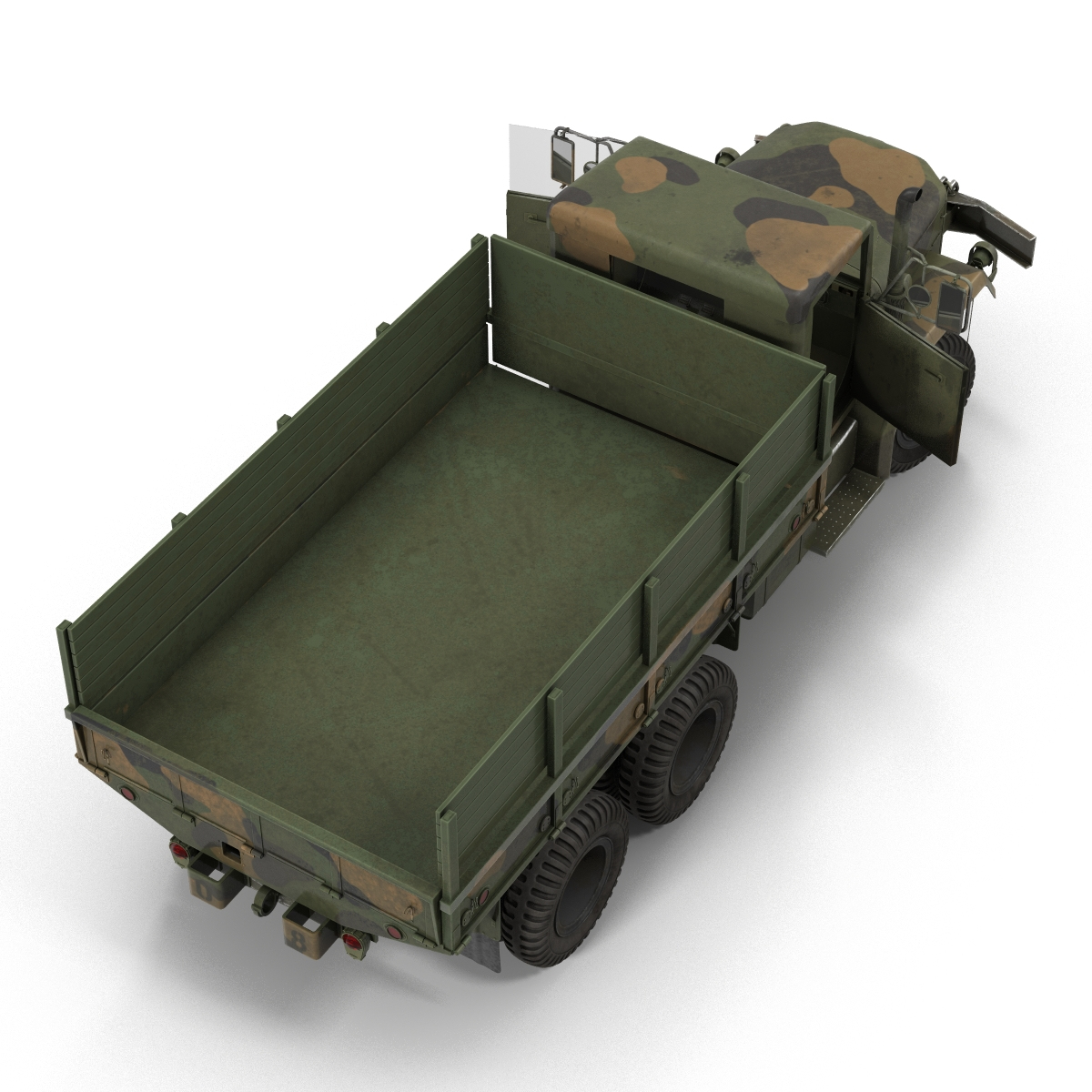 3d military cargo truck m35a2 model