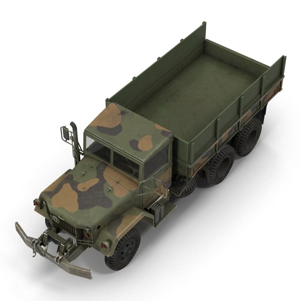 3d military cargo truck m35a2 model