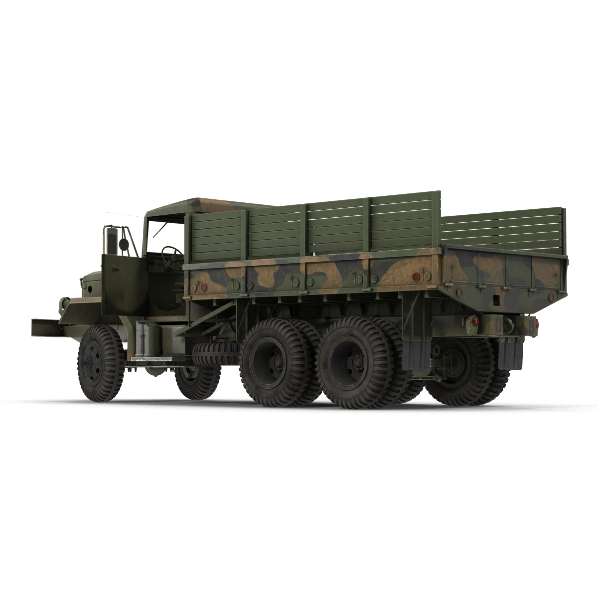 3d military cargo truck m35a2 model