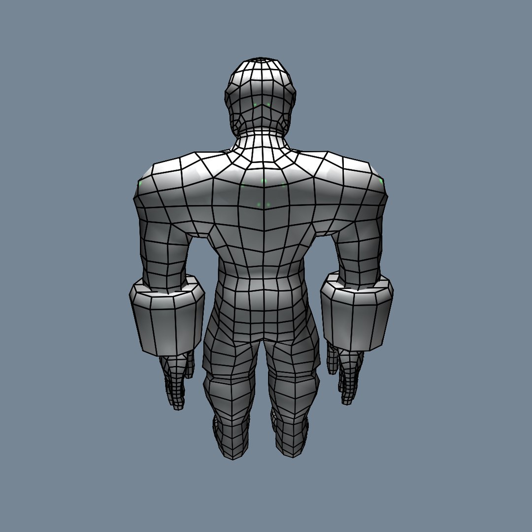 3d Model Space Soldier Rigged Animate