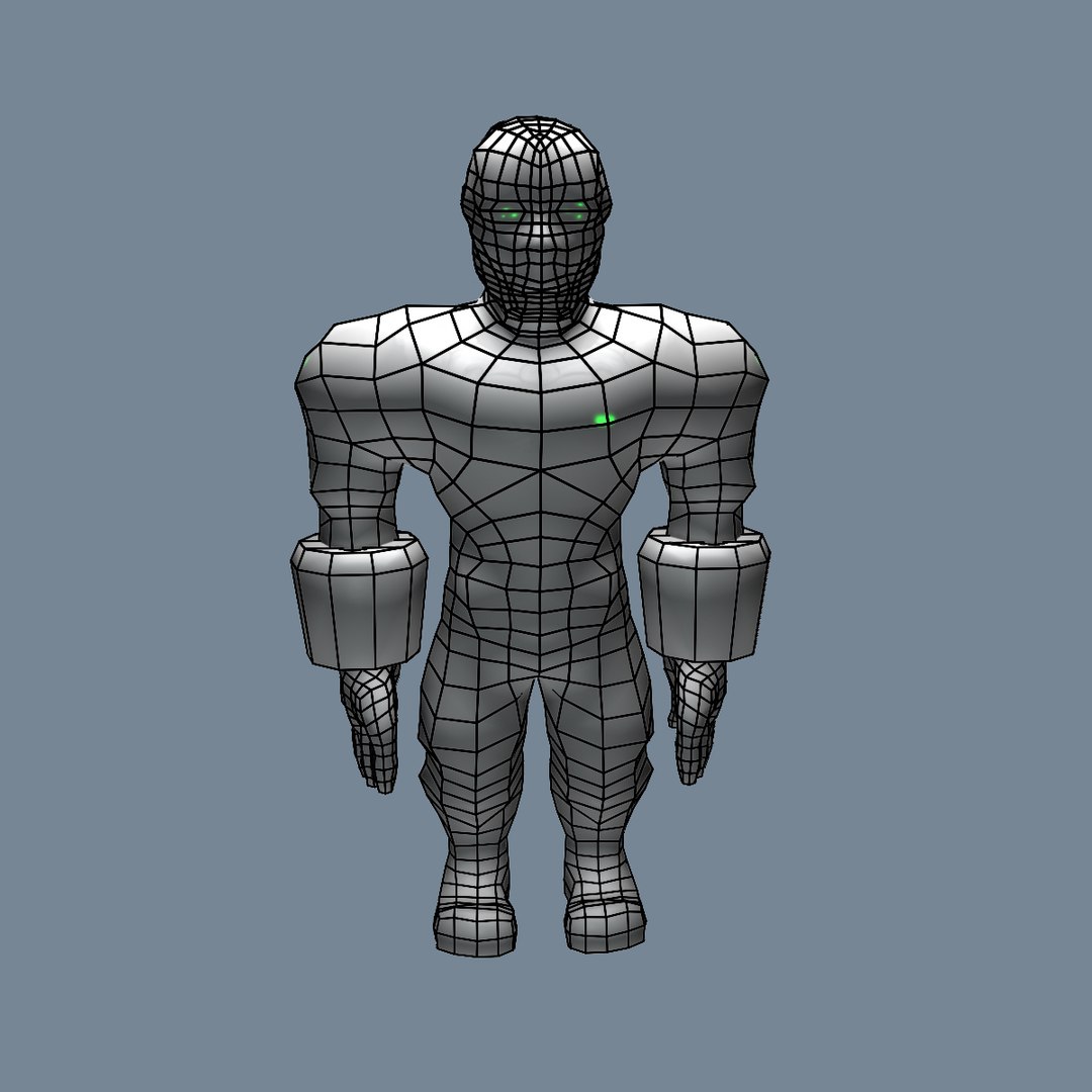 3d Model Space Soldier Rigged Animate