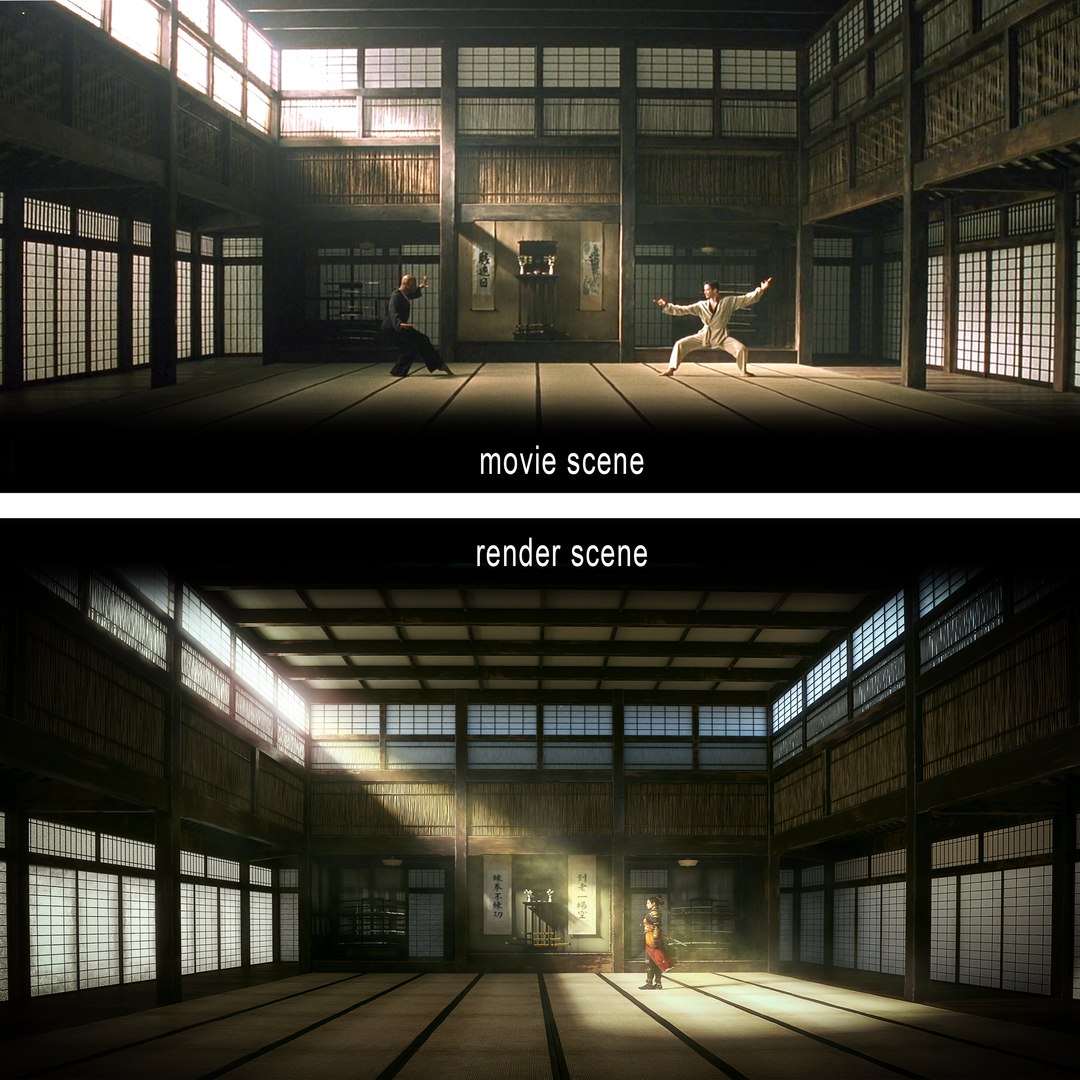 Matrix Dojo 3D Model - TurboSquid 2135592