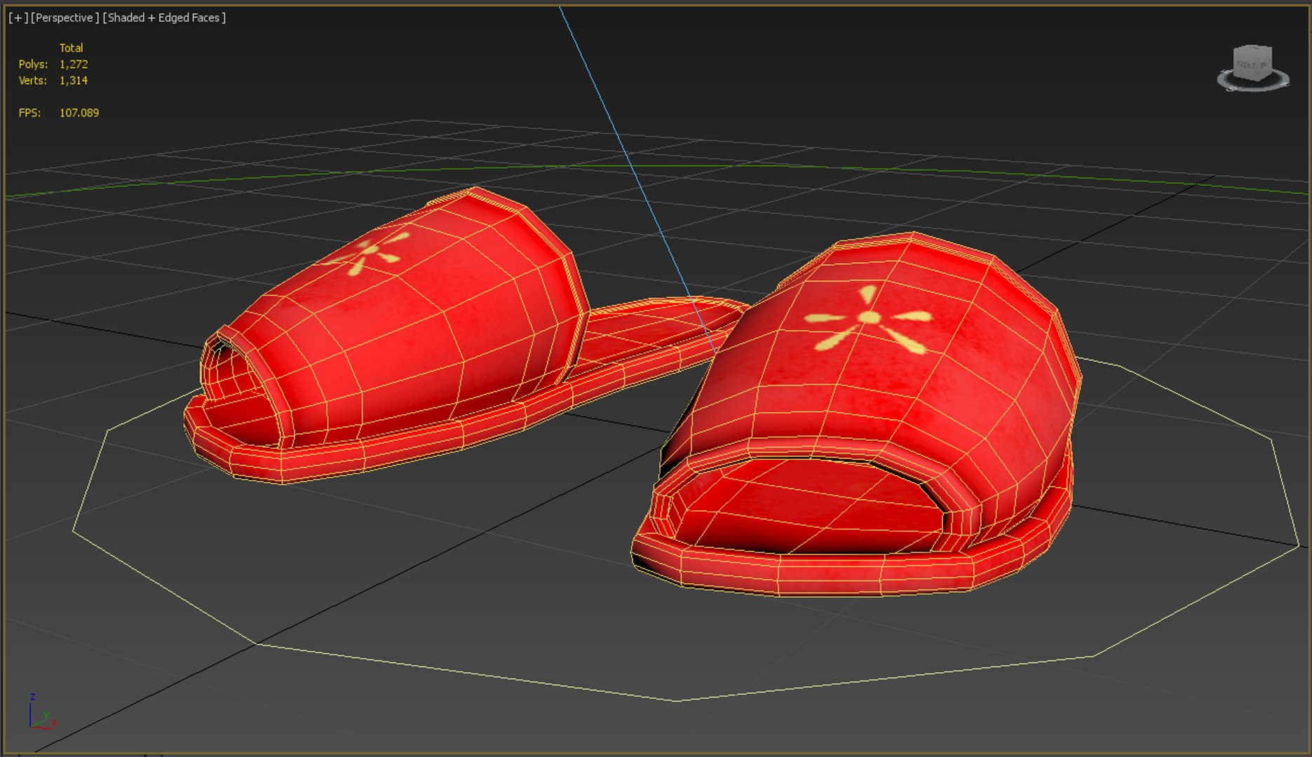 3D Model House Slipper - TurboSquid 1365317