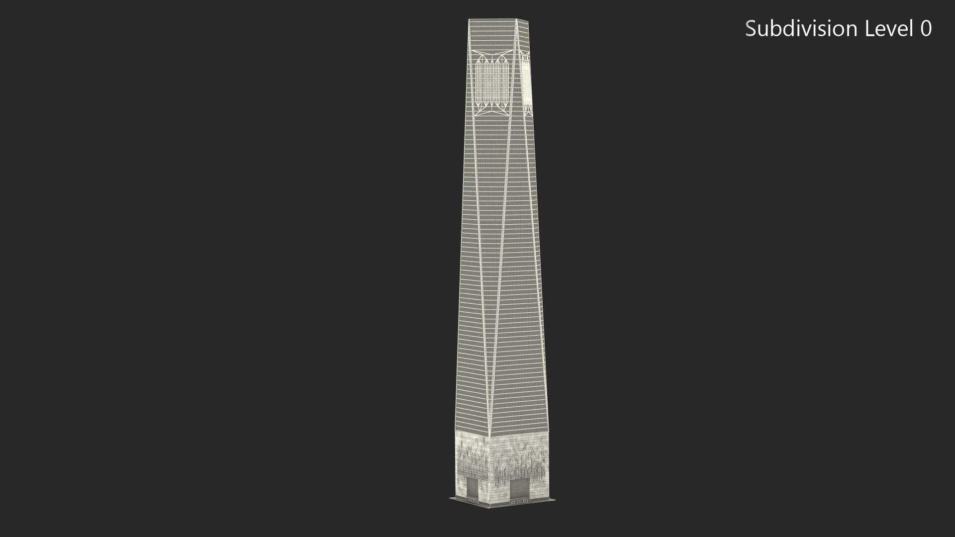 Modern Skyscraper Night Glow 3D Model - TurboSquid 1788434