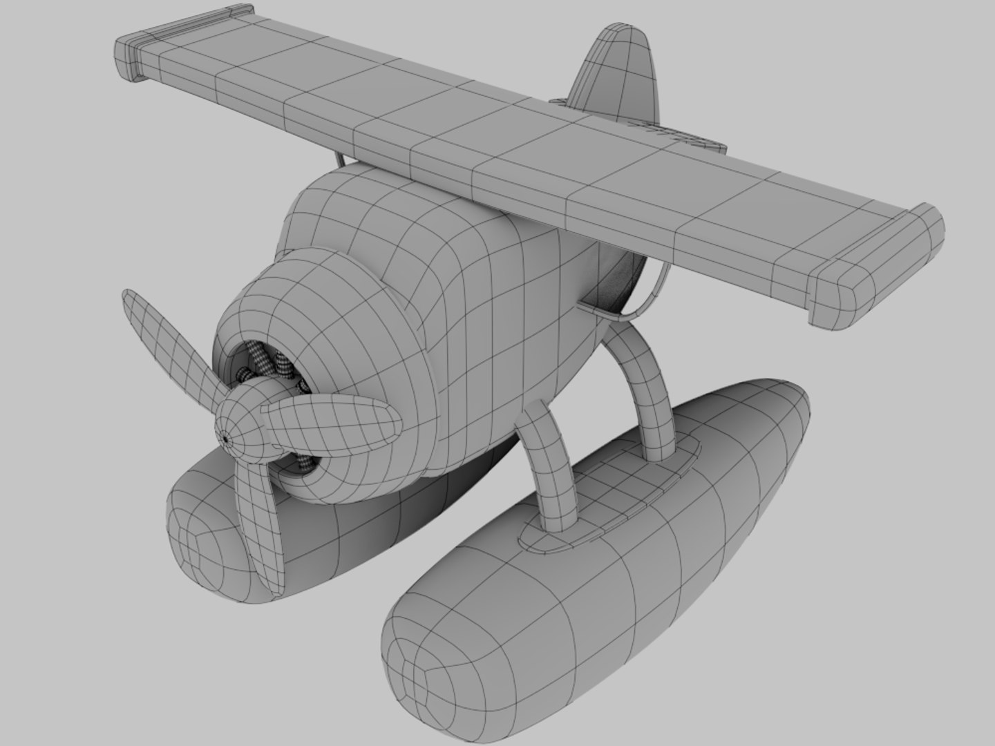 Cute toy plane kids 3D model - TurboSquid 1579703