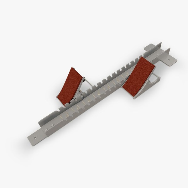 Starting Block 3D Models for Download | TurboSquid