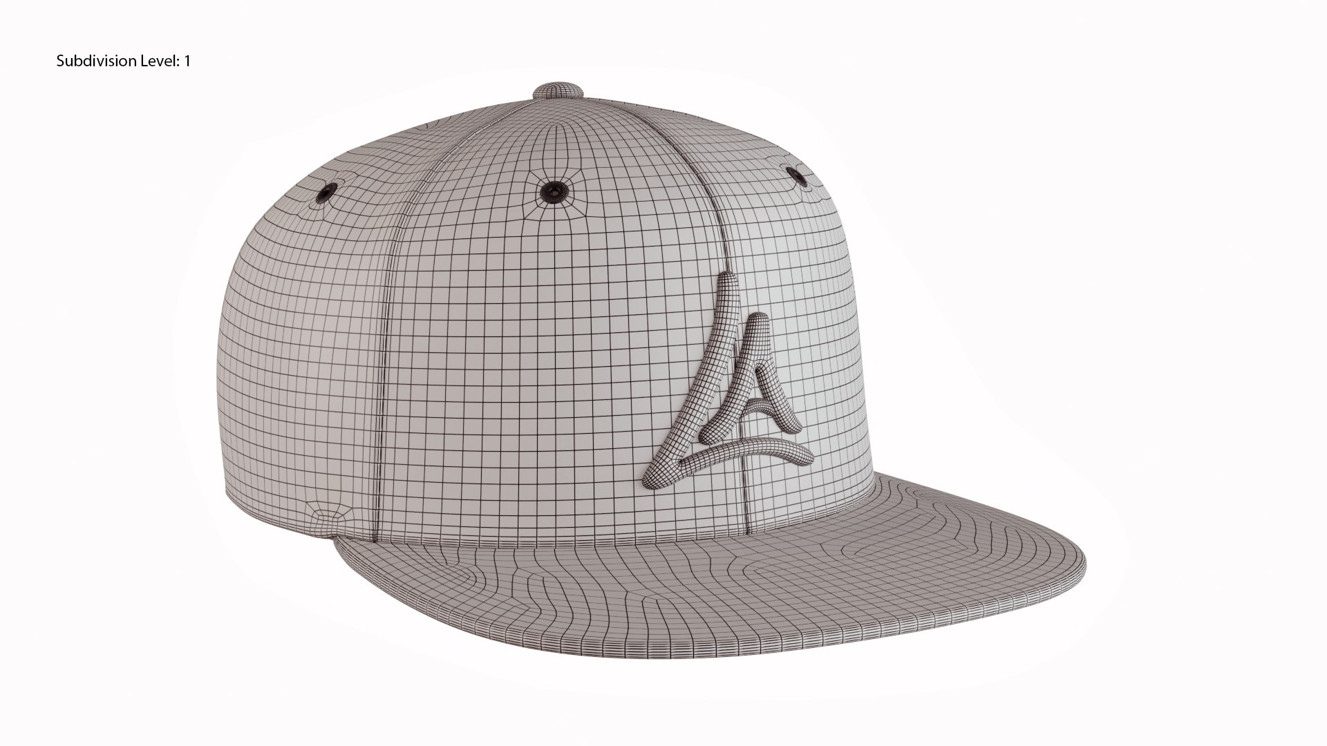 Snapback Cap 3D Model - TurboSquid 1512059