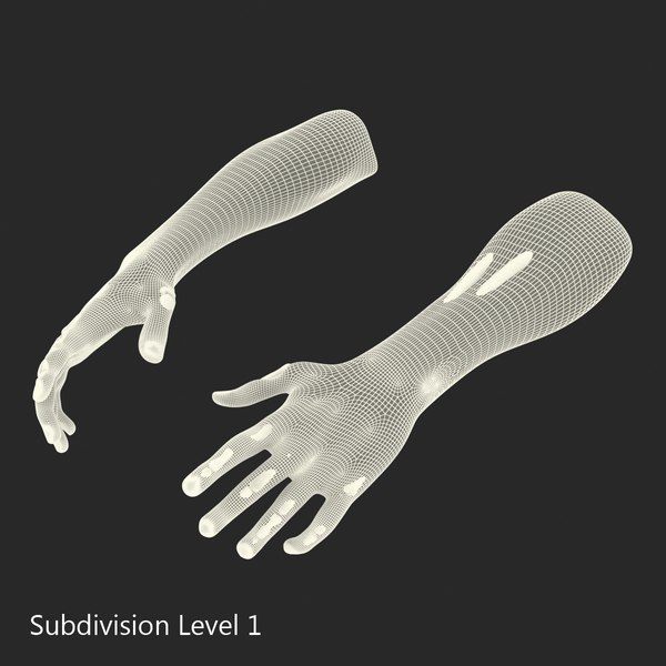 zombie hands pose 2 3ds