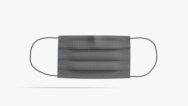 Medical Face Mask Lying 3D model - TurboSquid 1816356