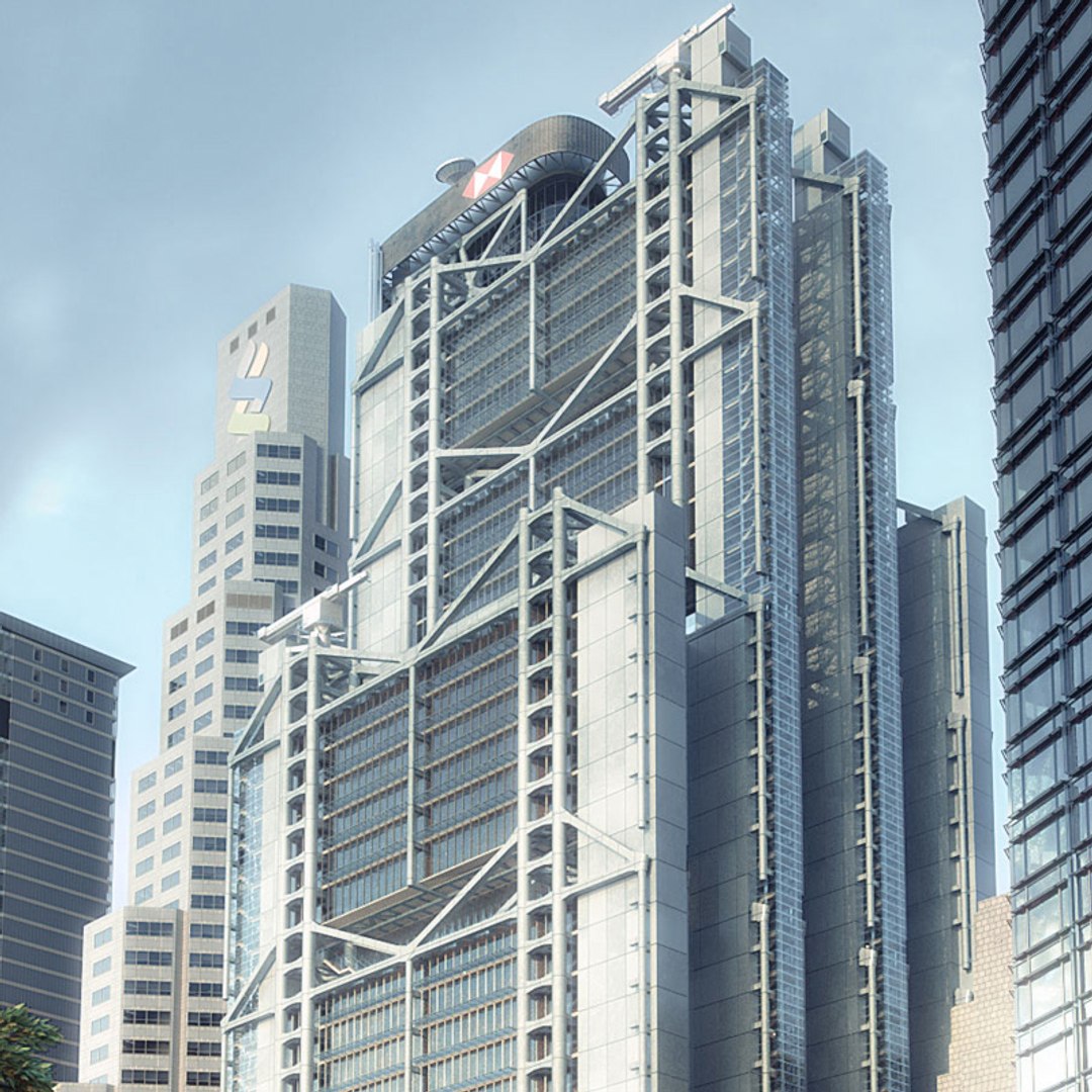 Hsbc Bank 3d Model