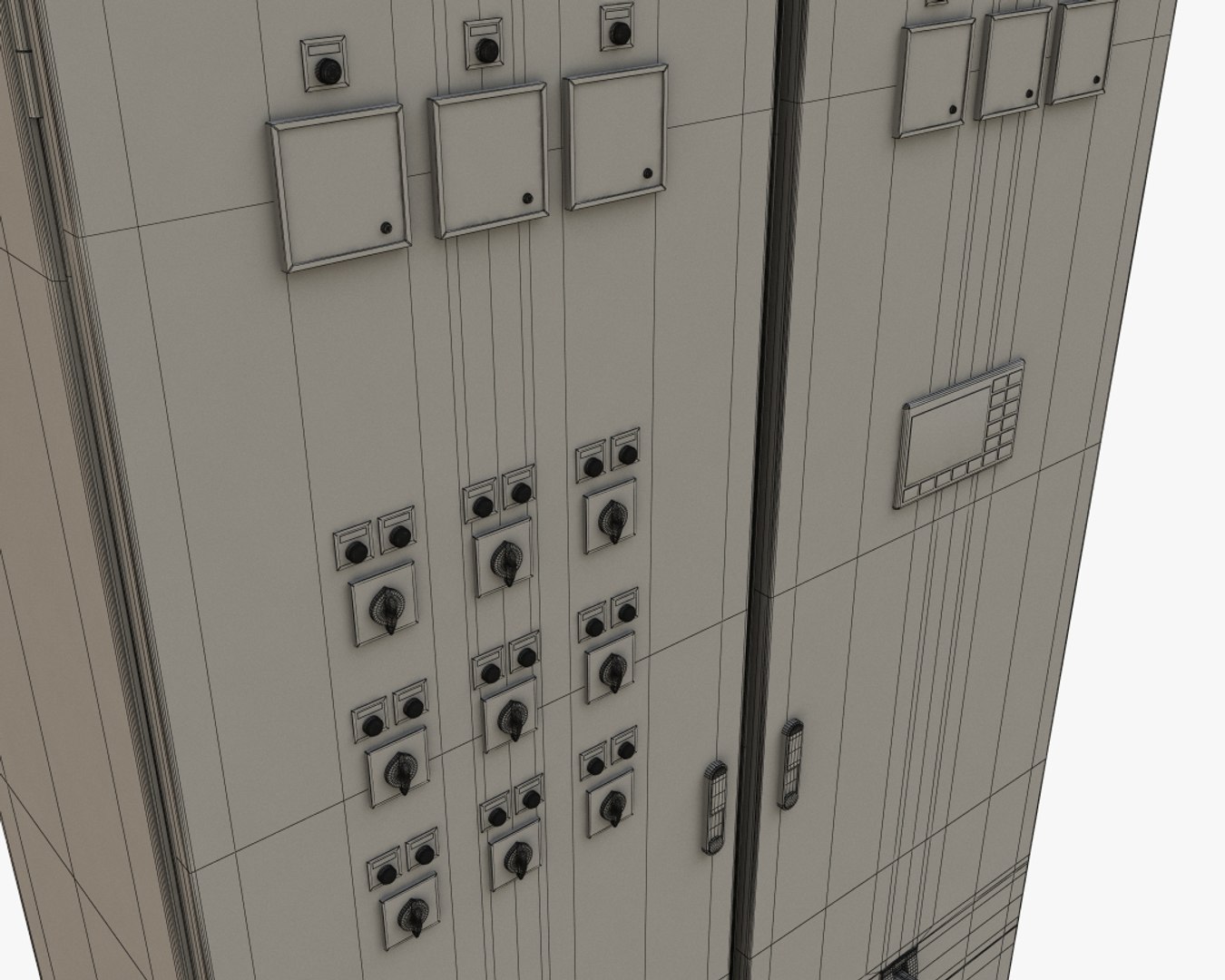Electric Control Cabinet 3D Model - TurboSquid 1395189
