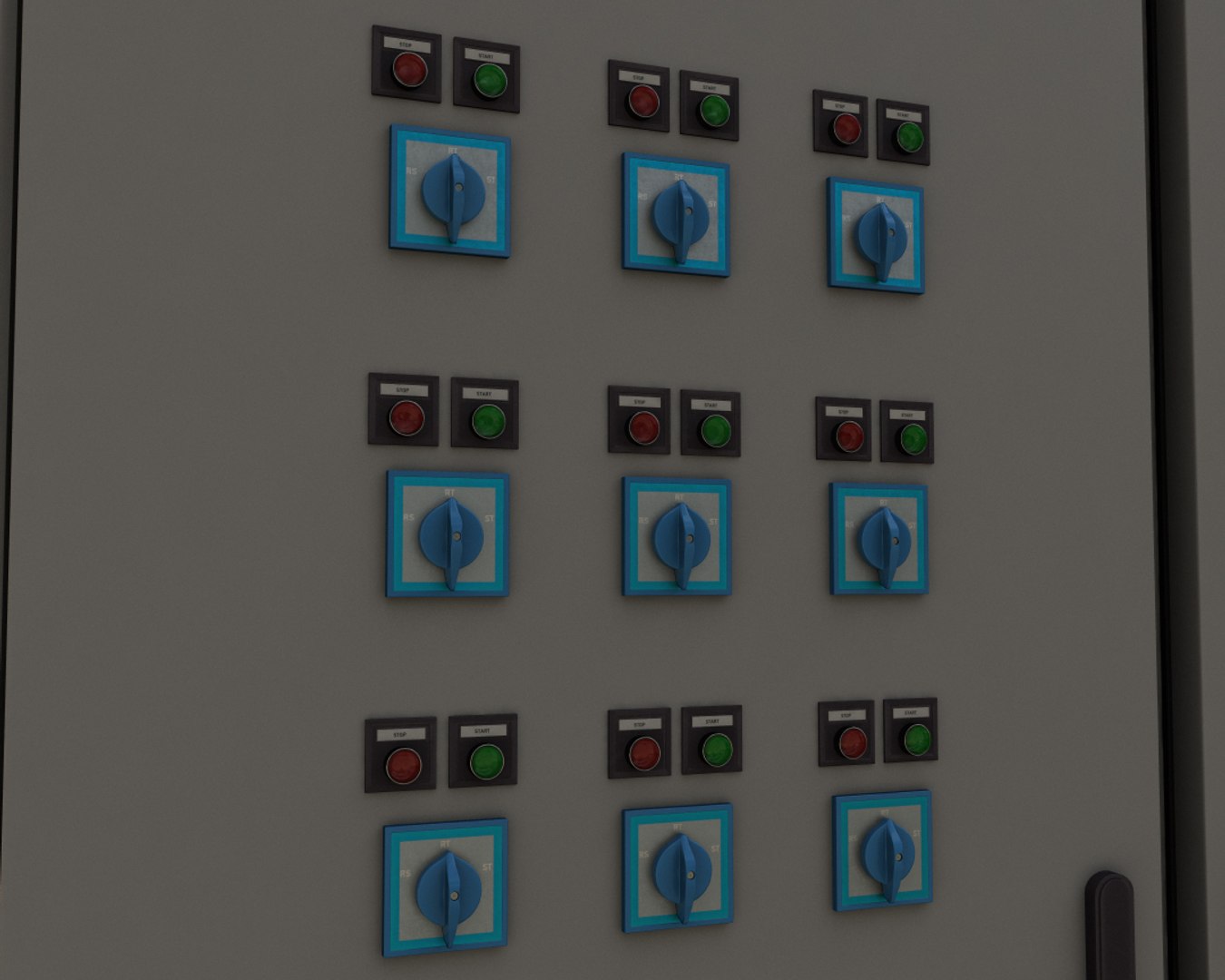 Electric Control Cabinet 3D Model - TurboSquid 1395189