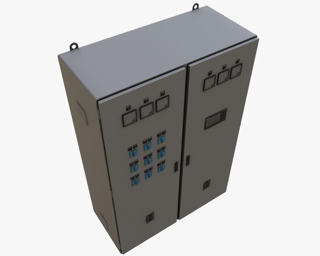 Electric Control Cabinet 3D Model - TurboSquid 1395189
