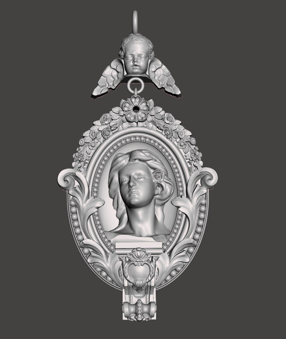 Medalion 3D model - TurboSquid 1396885