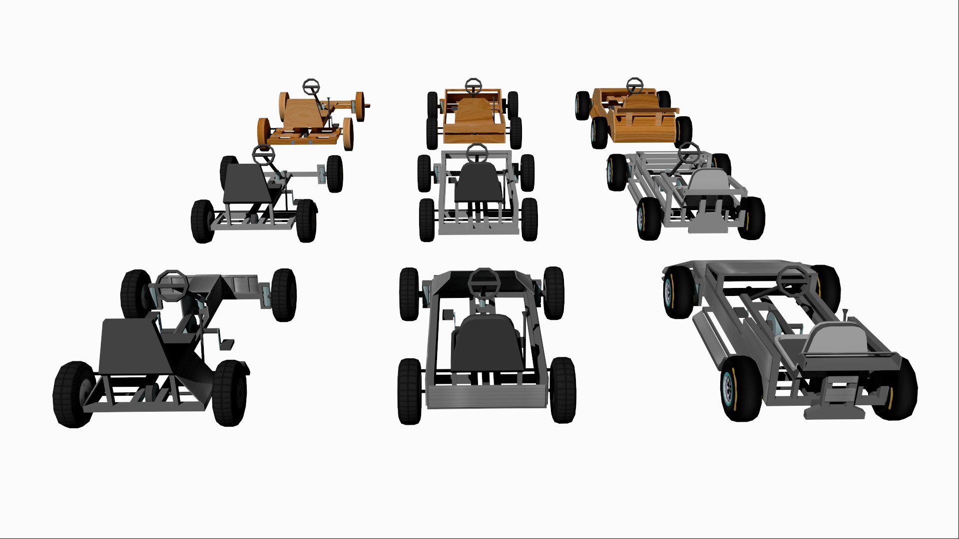 Low-Poly Go-Karts model - TurboSquid 1887218
