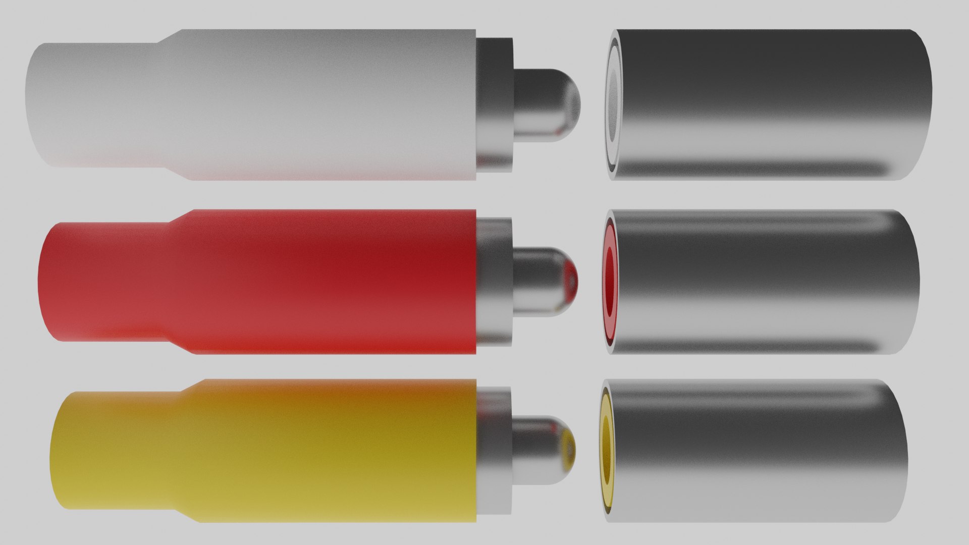 Free Rca Plug 3D - TurboSquid 1416362