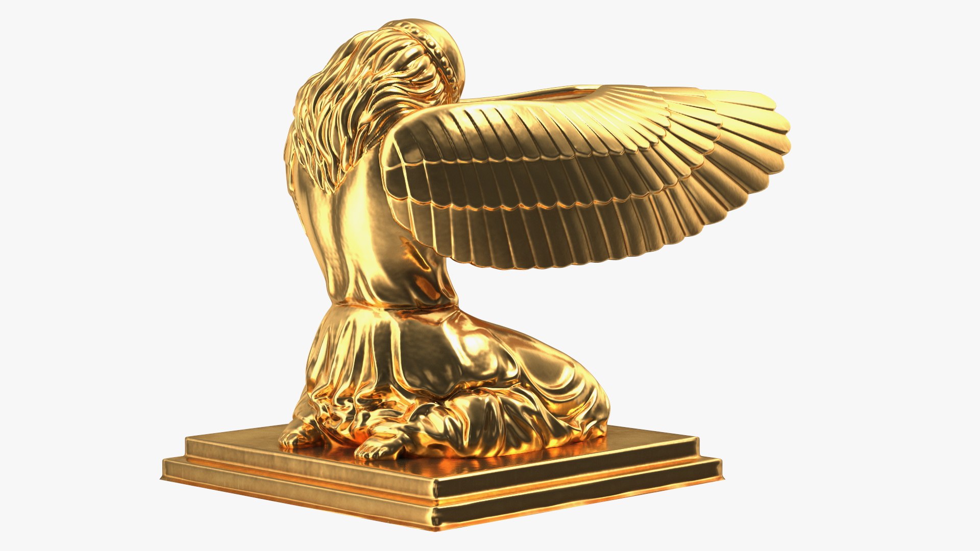 Ark Of Covenant Angel Figure 3D Model - TurboSquid 1845808