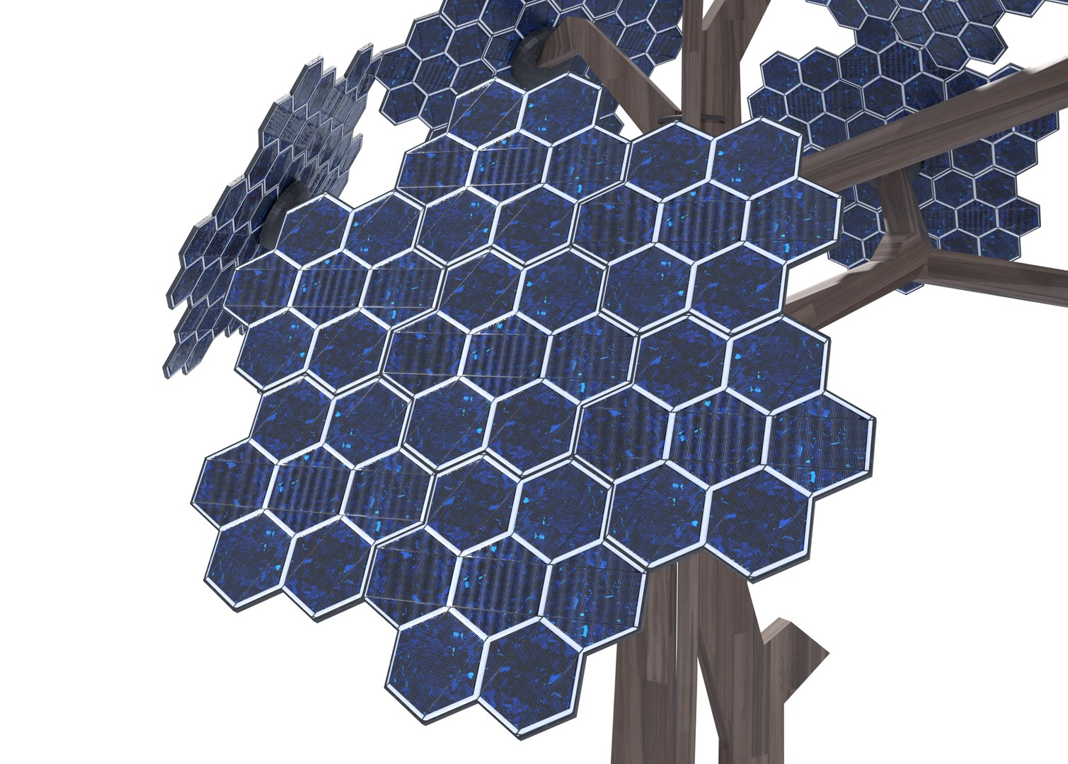 Future Energy Solar Trees 3D Model - TurboSquid 1538545