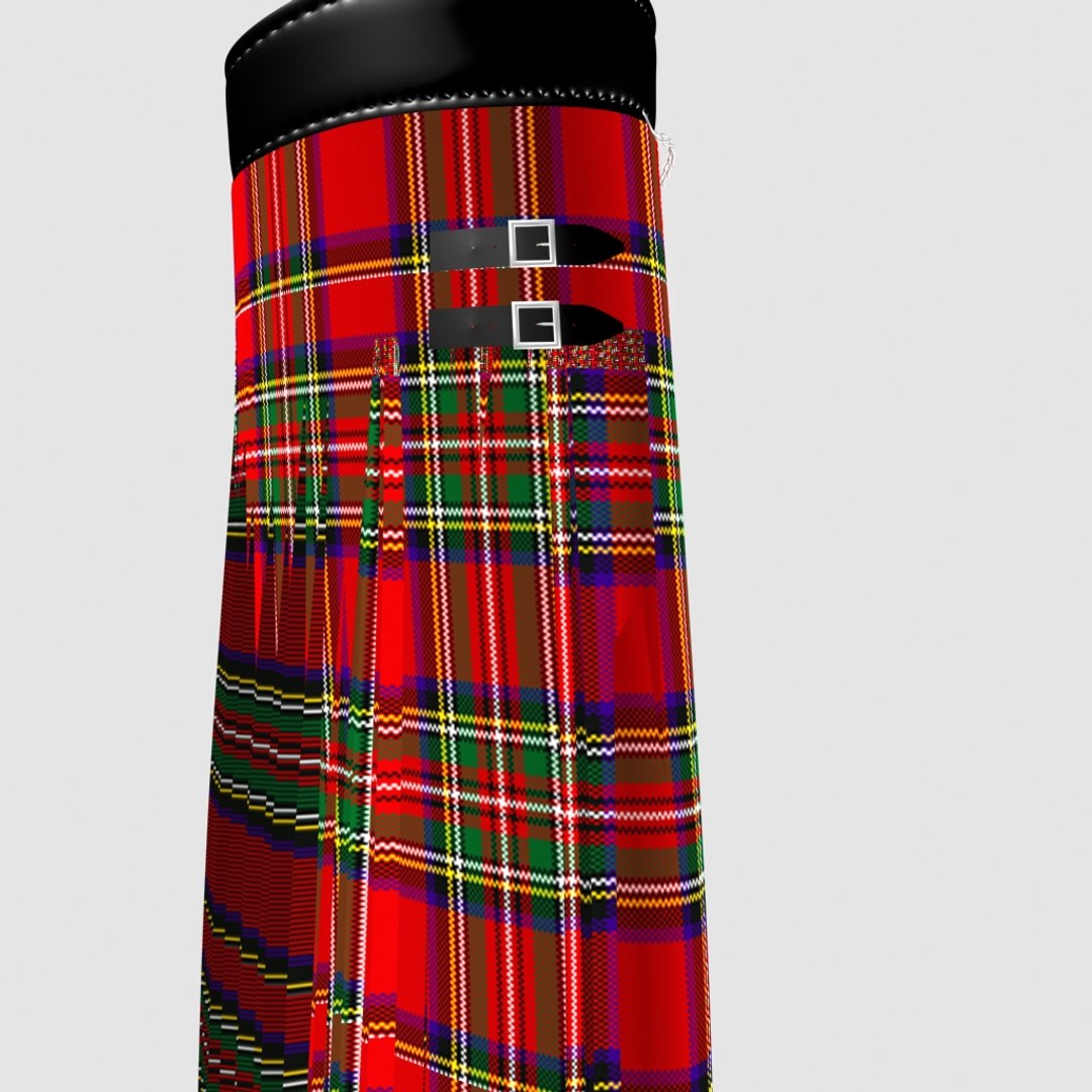 scotish kilt 3d model