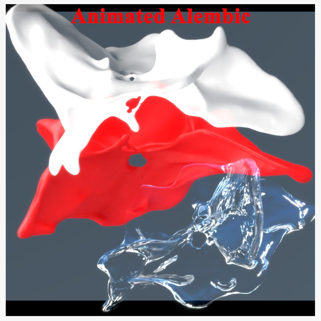 Liquid Slash Animated Abc Model - TurboSquid 2002286