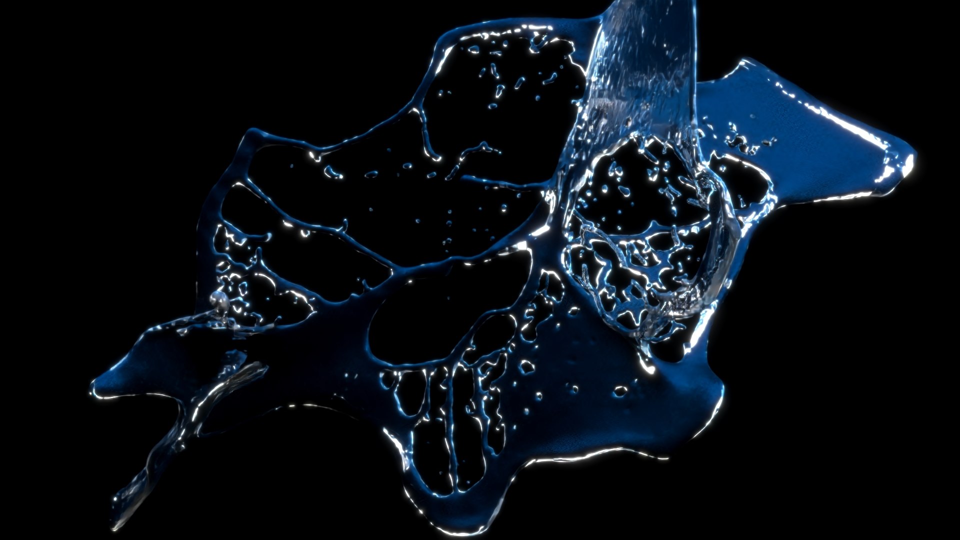 Liquid Slash Animated Abc Model - TurboSquid 2002286