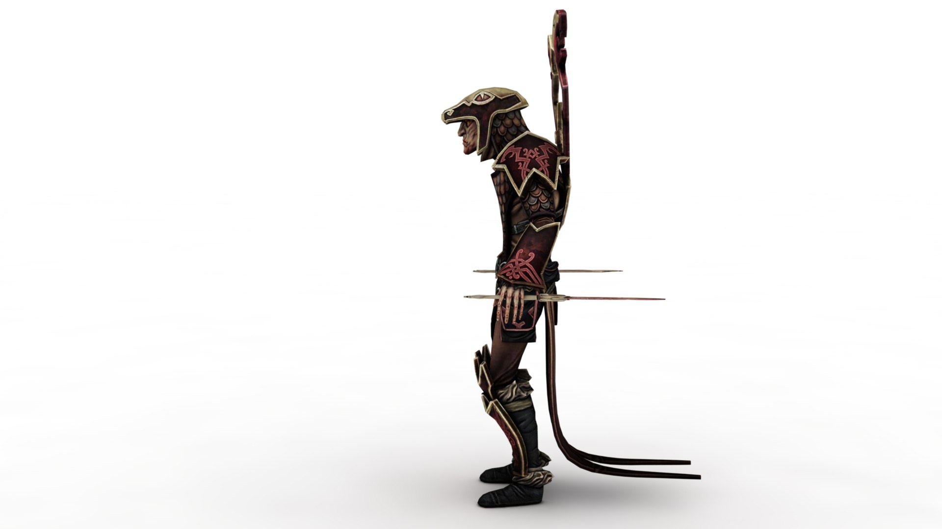 Twin Blade Assassin 3D Character Model Fighter 3D - TurboSquid 2412147