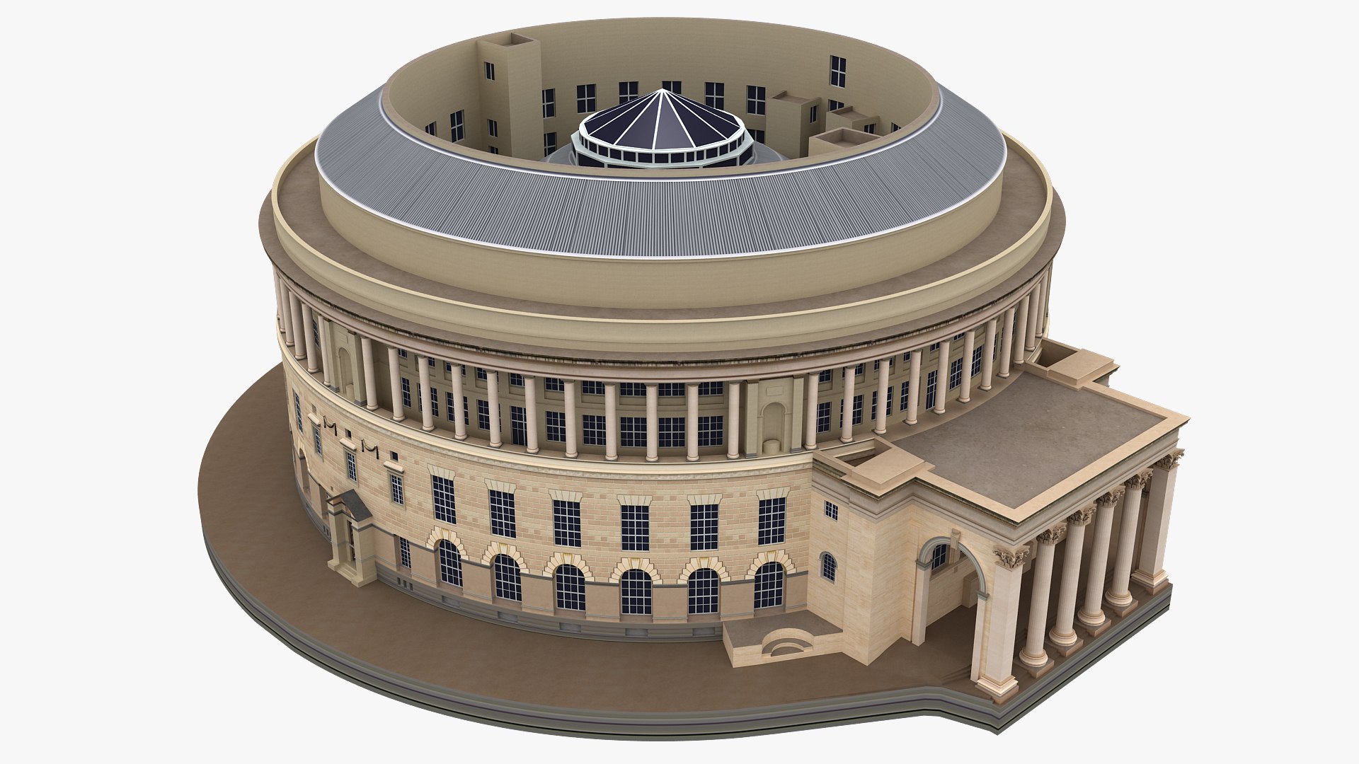 3D Model Manchester Central Library 3d Model England - TurboSquid 1994141
