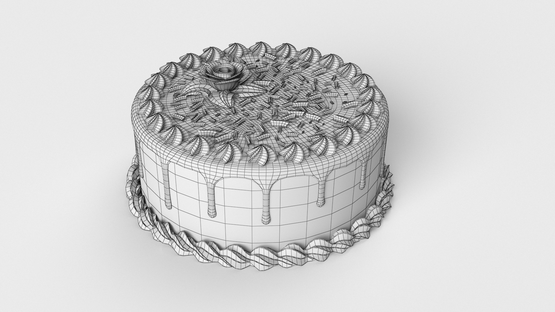 3D Model Cake - TurboSquid 1646354