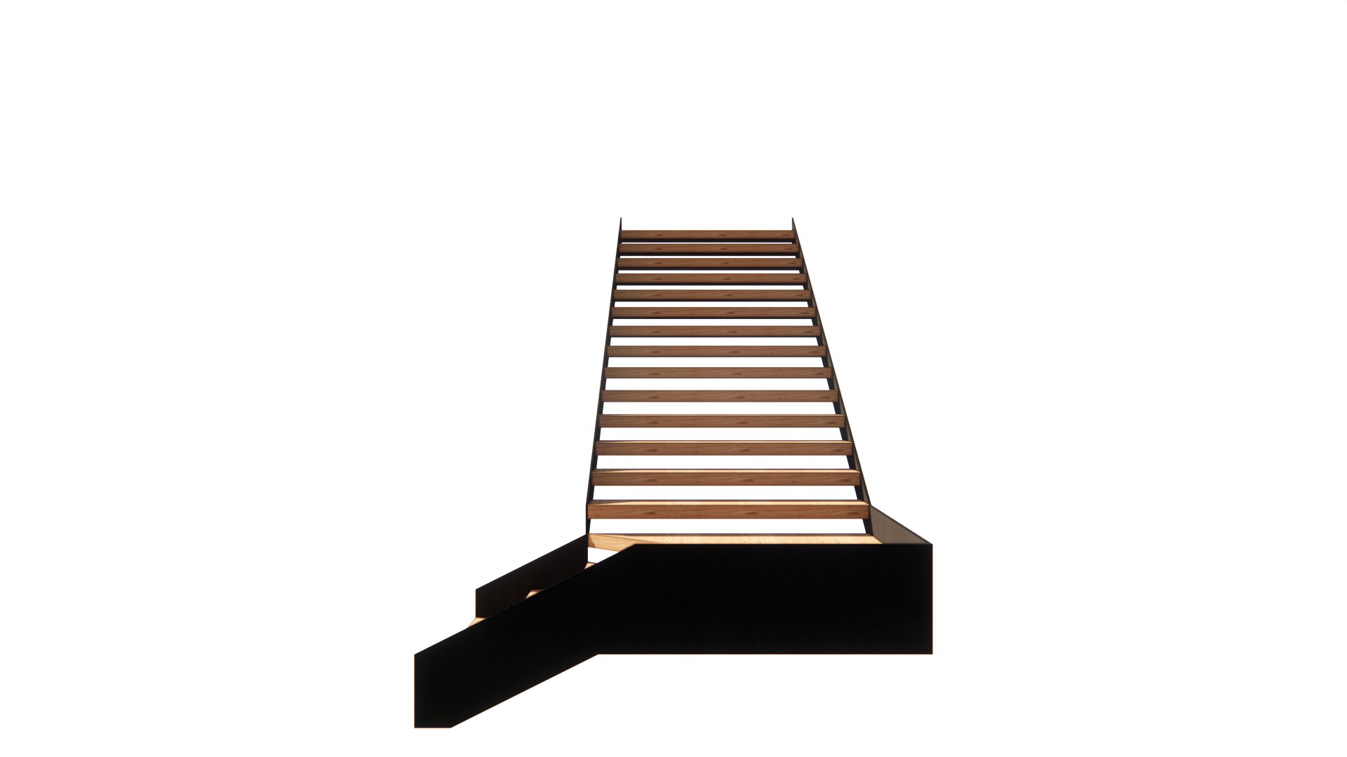 Modern Loft Staircase 3D Model - TurboSquid 2165525