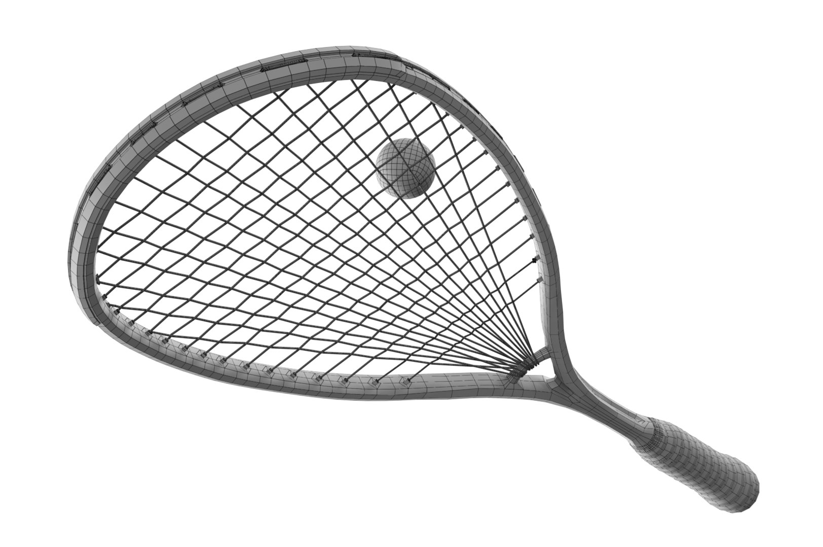 3D model squash racket - TurboSquid 1171449