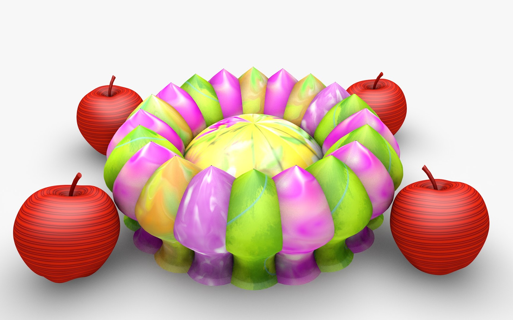 FRUITY FLORAL 3D Model - TurboSquid 2103598