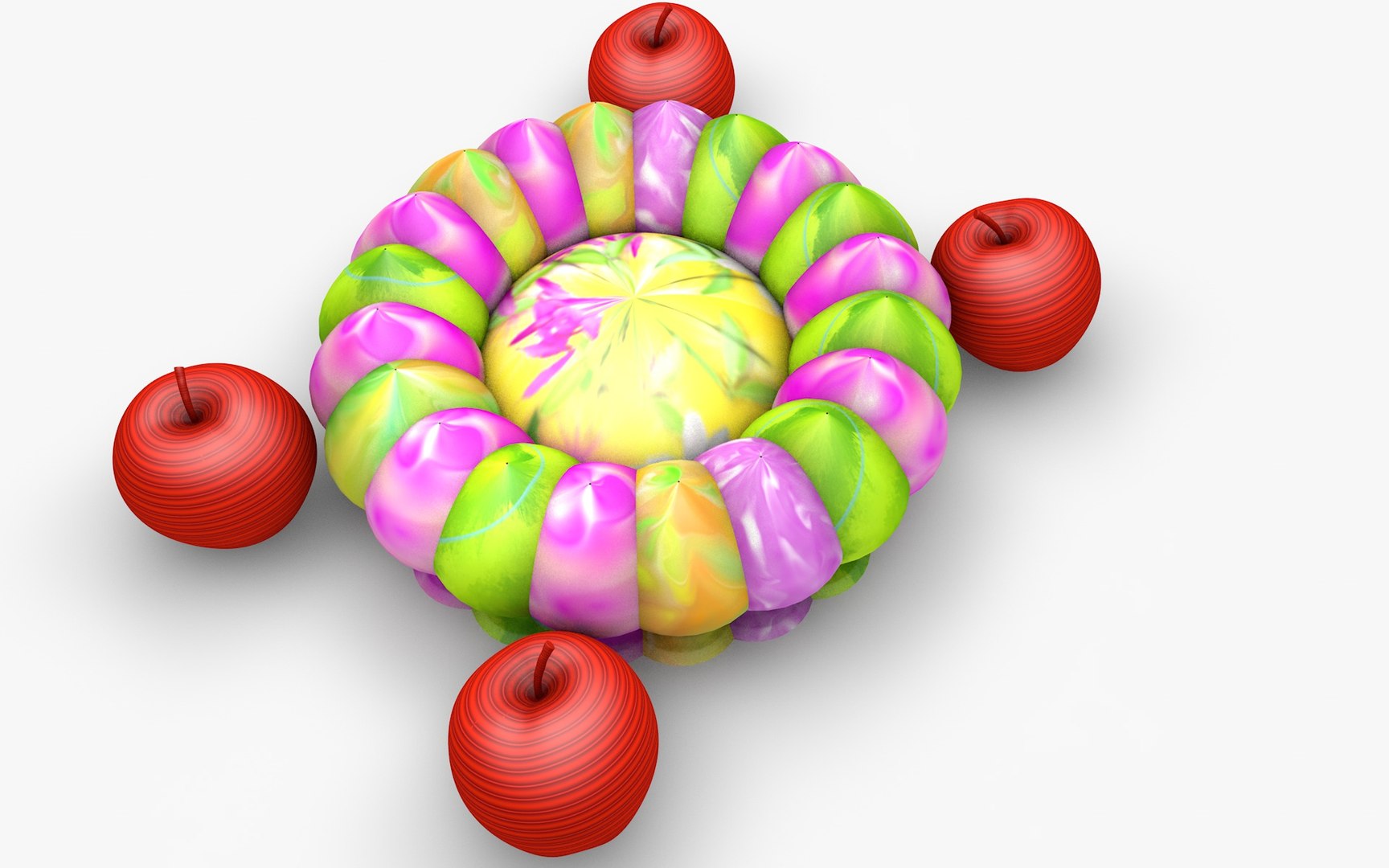 FRUITY FLORAL 3D Model - TurboSquid 2103598